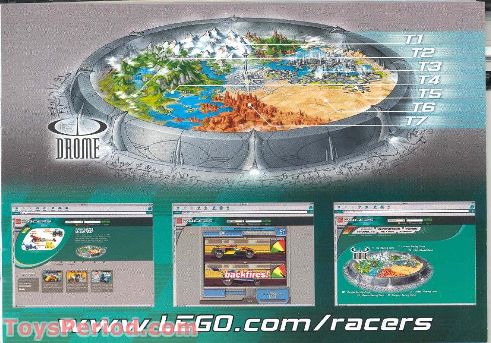 LEGO 8357 Zonic Strike Instructions and Parts List