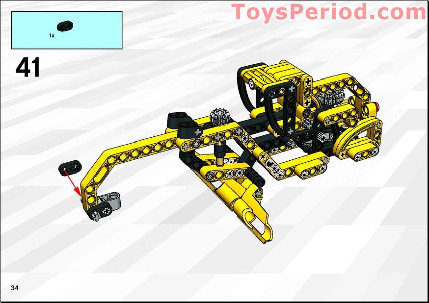 LEGO 8451 Dumper Instructions and Parts List