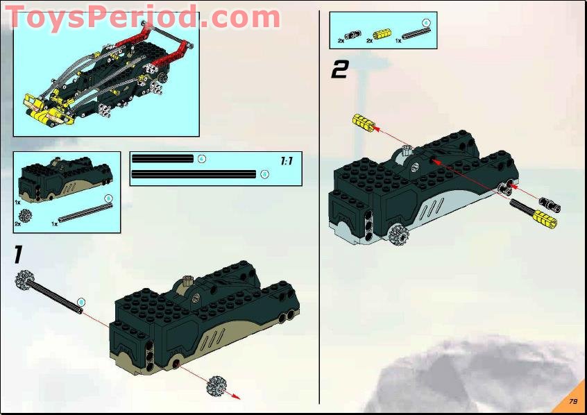 LEGO 8472 Street 'n' Mud Racer Instructions and Parts List