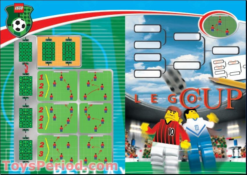 LEGO 3421 3 v 3 Shootout Instructions and Parts List