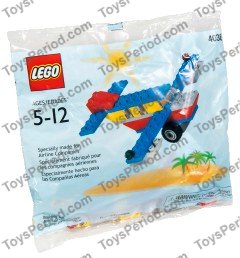 LEGO 4038 Airplane Instructions and Parts List