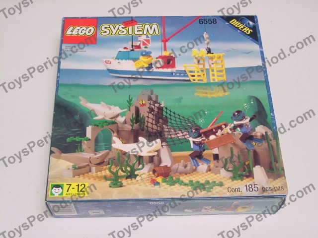 LEGO 6558 Shark Cage Cove Instructions and Parts List