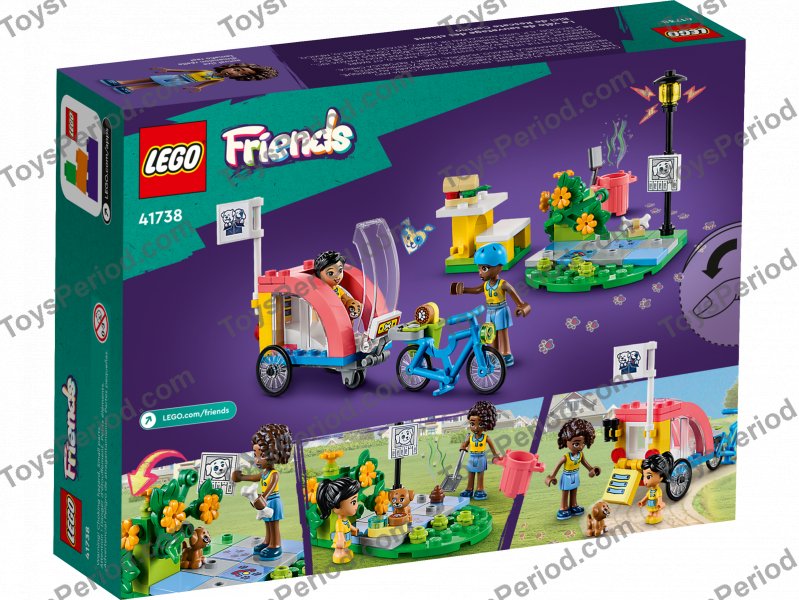 LEGO 41738 Dog Rescue Bike Set Parts List