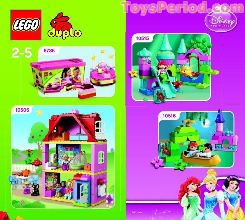 LEGO 10504 My First Circus Instructions and Parts List