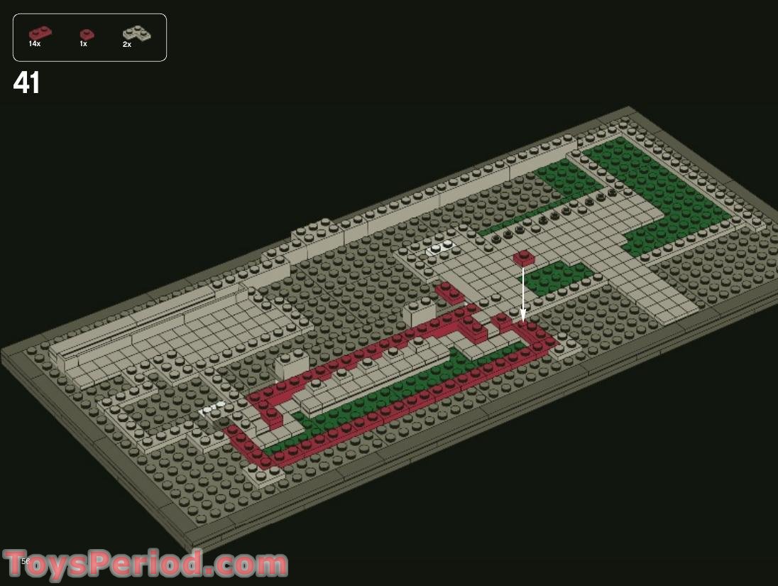 LEGO 21010 Robie House Instructions and Parts List