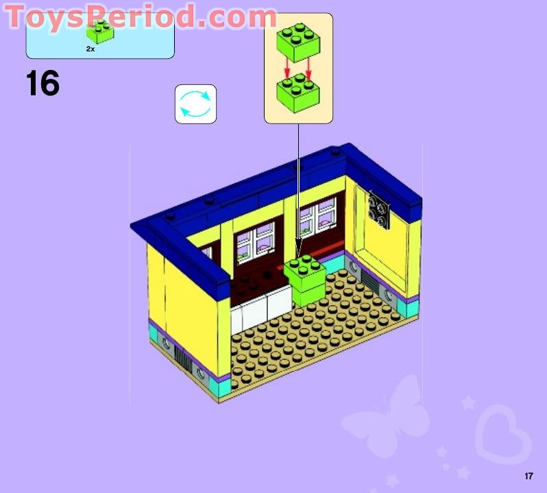 LEGO 41005 Heartlake High Instructions and Parts List