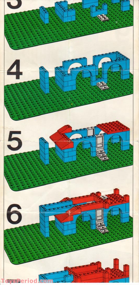 LEGO 540-3 Swiss Villa Instructions and Parts List