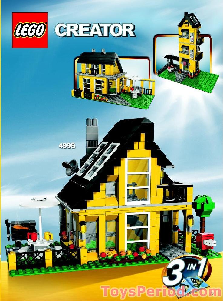 LEGO 10184 Town Plan Instructions and Parts List