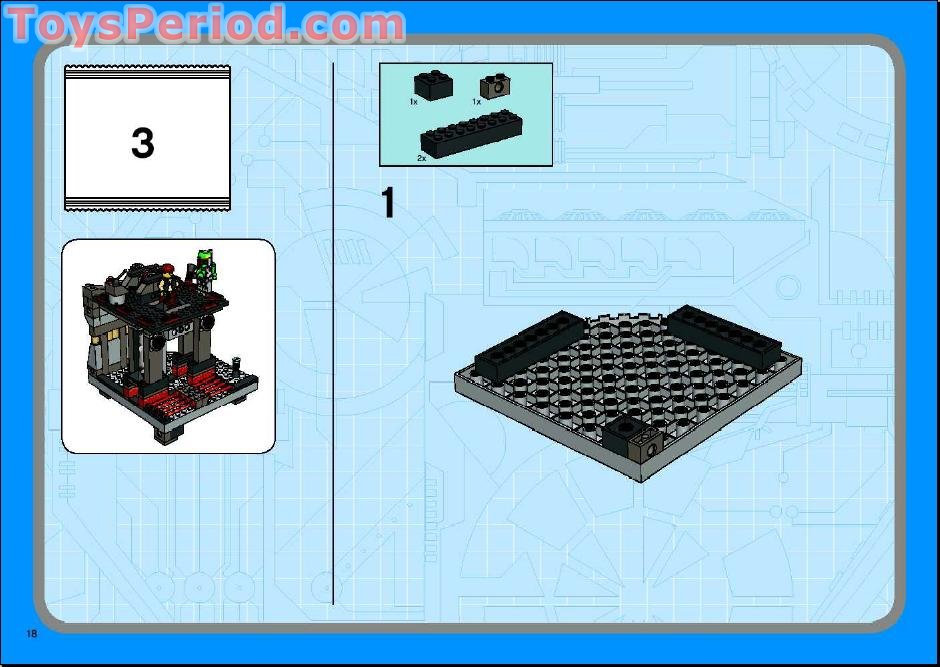 LEGO 10123 Cloud City Instructions and Parts List