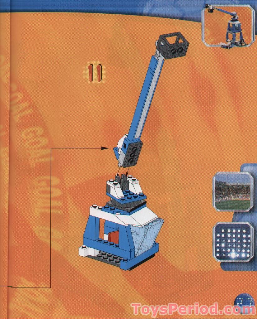 LEGO 3408 Super Sports Coverage Instructions and Parts List