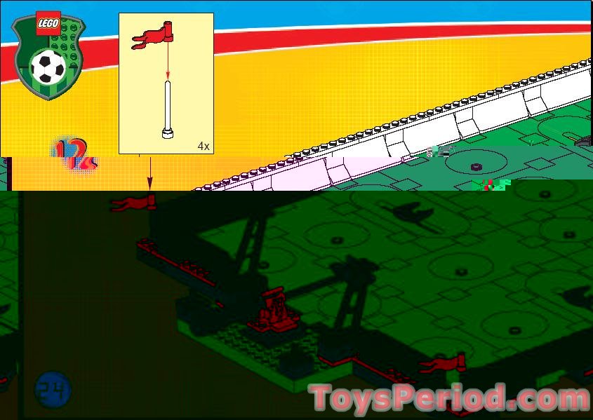 LEGO 3425-2 Grand Championship Cup Instructions and Parts List