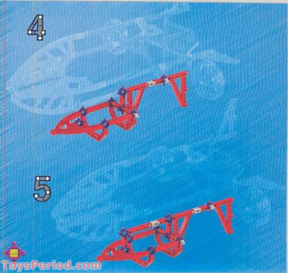 LEGO 3581 Formula Z Car in Storage Box Instructions and Parts List