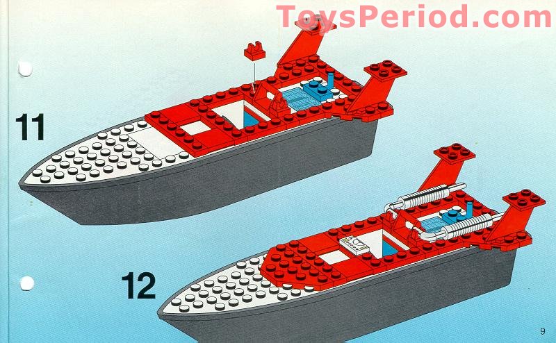 LEGO 4002 Riptide Racer Instructions and Parts List
