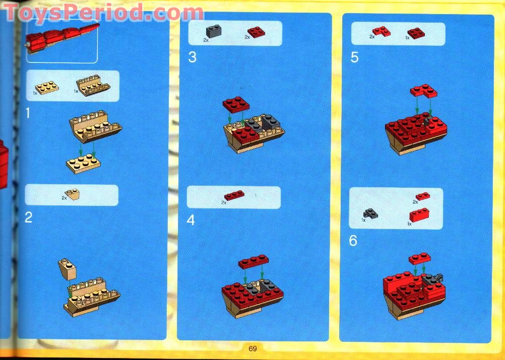 LEGO 4507 Prehistoric Creatures Instructions and Parts List