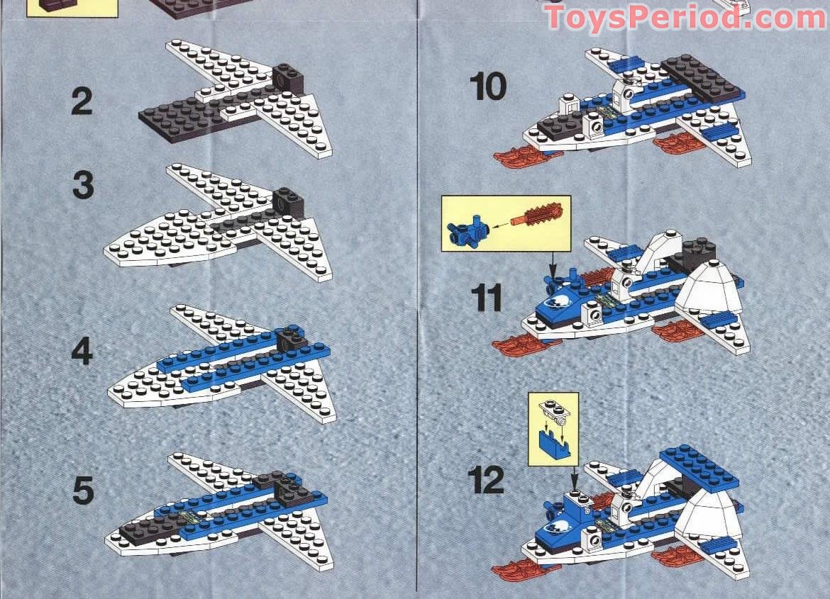 LEGO 6879 Blizzard Baron Instructions and Parts List
