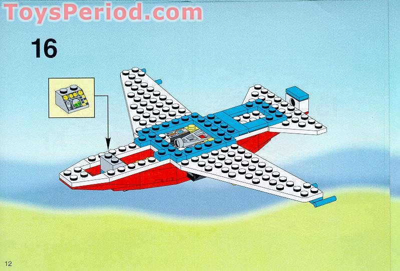 LEGO 6331 Patriot Jet Instructions and Parts List