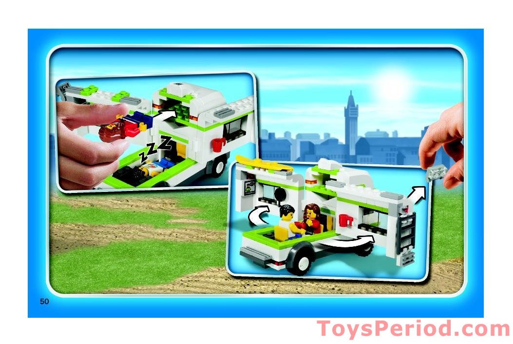 LEGO 7639 Camper Instructions and Parts List