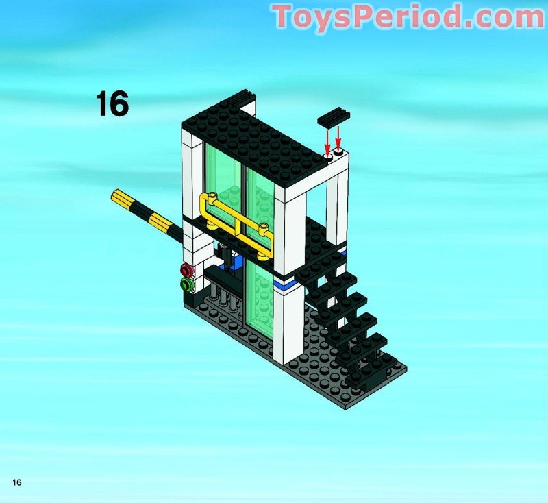 LEGO 7743 Police Command Center Instructions and Parts List
