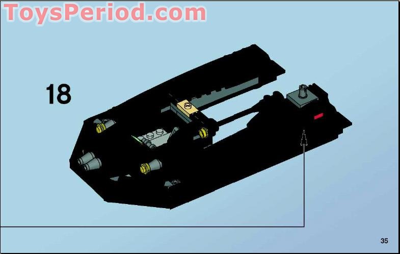 LEGO 7780 The Batboat: Hunt for Killer Croc Instructions and Parts List