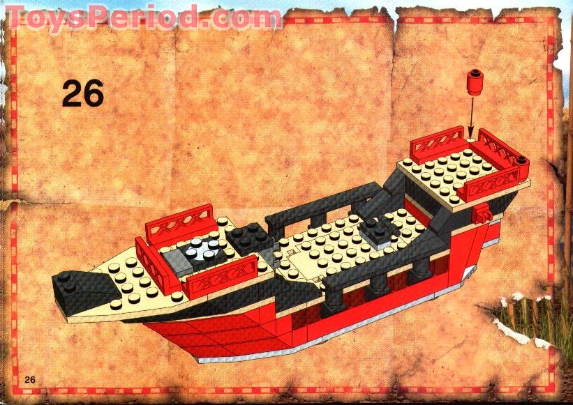 LEGO 7416 Emperor's Ship Instructions and Parts List