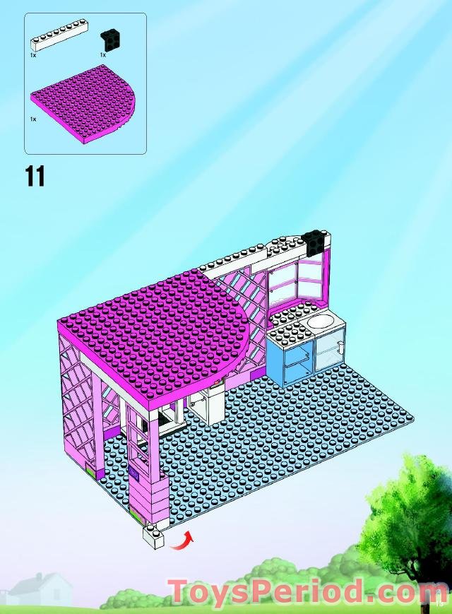 LEGO 7586 Sunshine Home Instructions and Parts List
