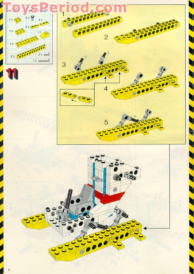 LEGO 8640 Polar Copter Instructions and Parts List