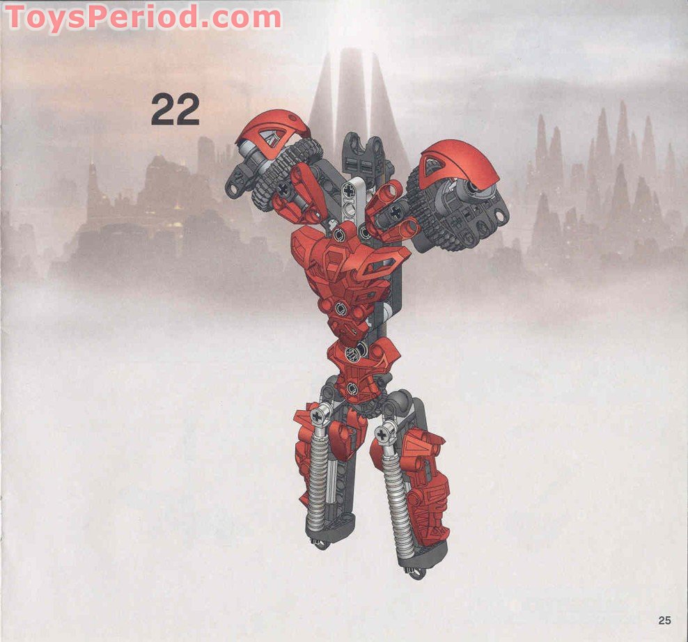 LEGO 8756 Sidorak Instructions and Parts List