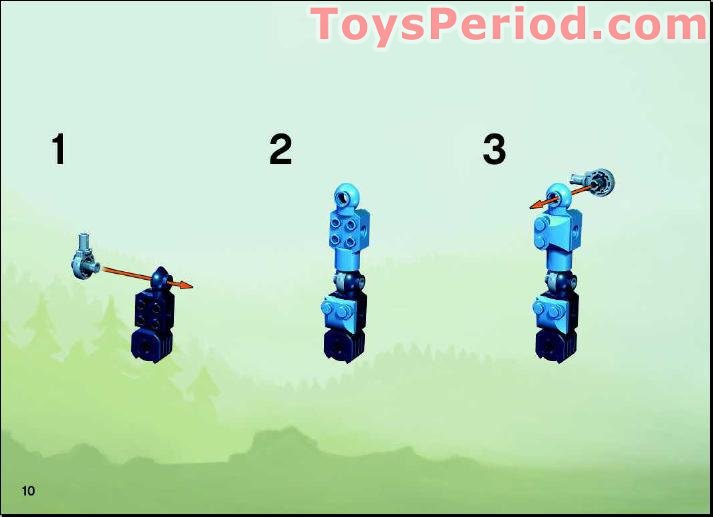 LEGO 8792 Sir Jayko Instructions and Parts List