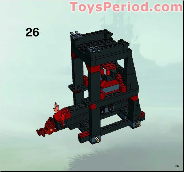 LEGO 8800 Vladek's Siege Engine Instructions and Parts List