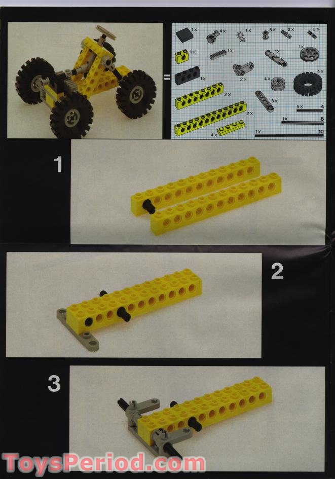 LEGO 8846 Tow Truck Instructions and Parts List