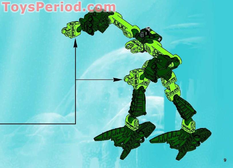 LEGO 8920 Ehlek Instructions and Parts List