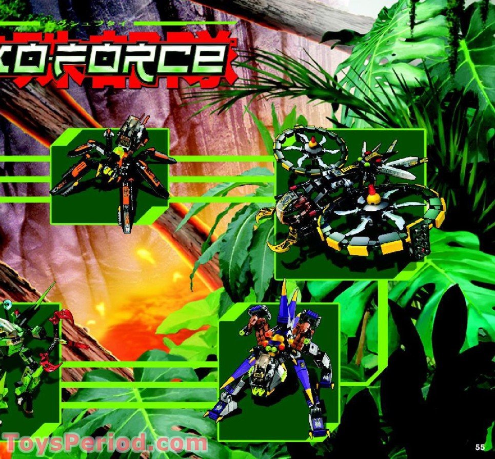 LEGO 8117 Storm Lasher Instructions and Parts List