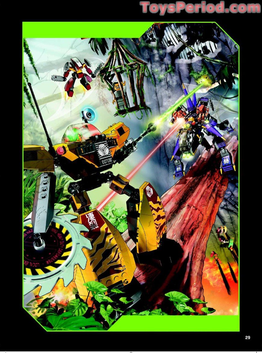 LEGO 8118 Hybrid Rescue Tank Instructions and Parts List