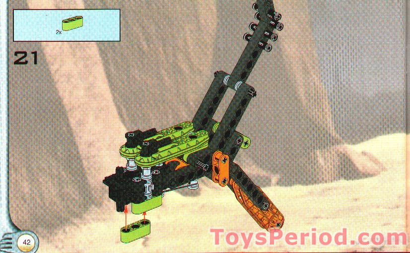 LEGO 8537 Nui-Rama Instructions and Parts List