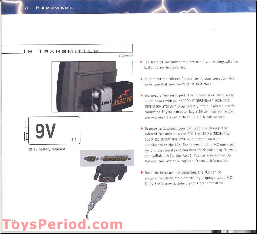 LEGO 9719 Robotics Invention System, Version 1.0 Instructions and Parts ...
