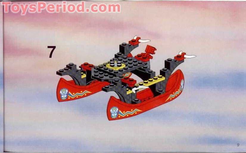 LEGO 6256 Islander Catamaran Instructions and Parts List