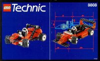 LEGO 8808 Formula One Racer Instructions and Parts List
