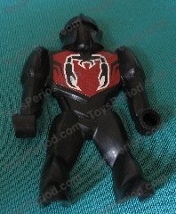 LEGO 4942 Plastic Figure - Dark Knight (Nestle Promotional) Set Parts List