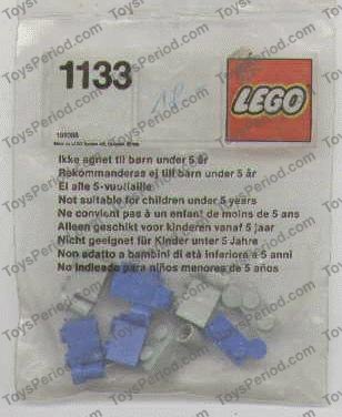 LEGO 1133 Brick Hinges Set Parts List