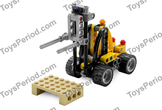 LEGO 8290 Mini Forklift Instructions and Parts List