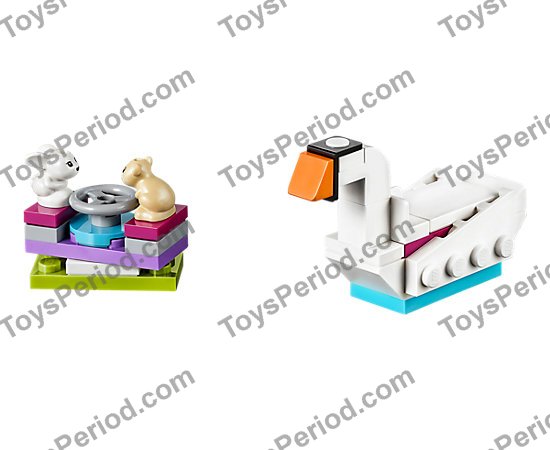 LEGO 40264 MWP Build My Heartlake City Acc Set Parts List