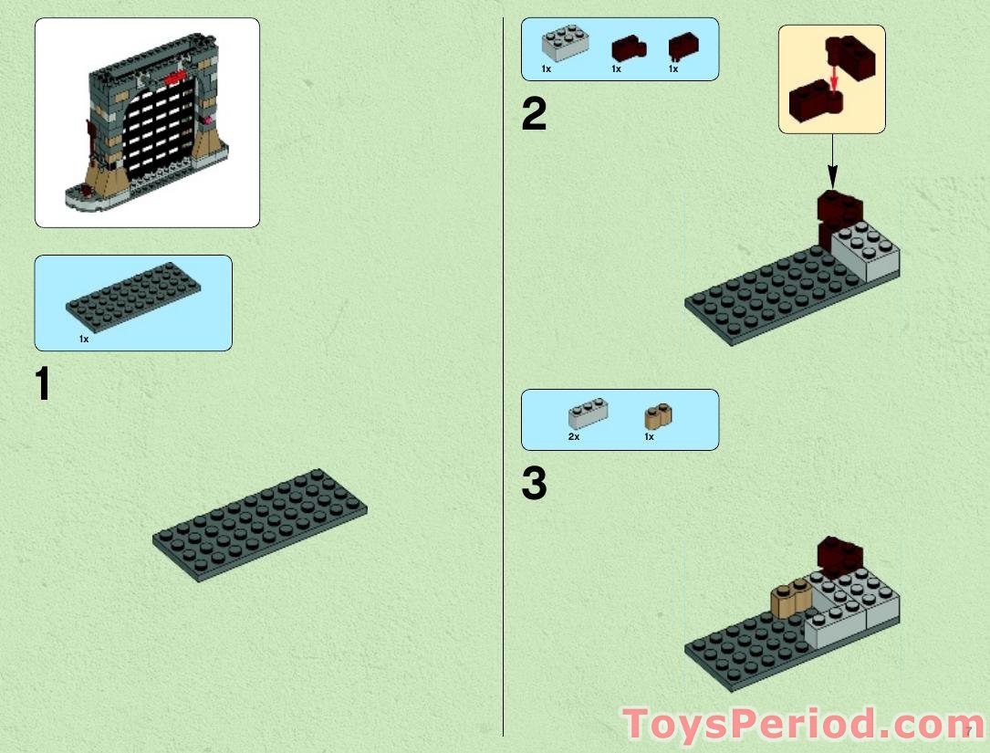 LEGO 75005 Rancor Pit Instructions and Parts List