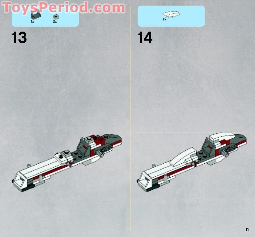 LEGO 7869 Battle for Geonosis Instructions and Parts List