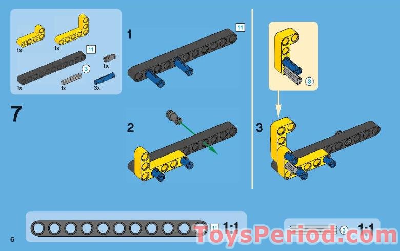 LEGO 9391 Crawler Crane Instructions and Parts List