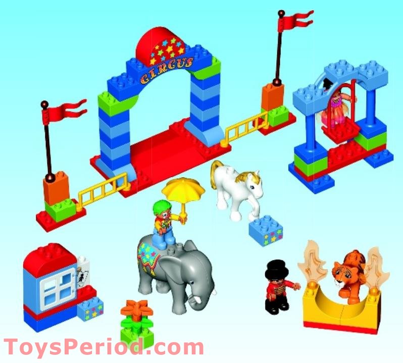 LEGO 10504 My First Circus Instructions and Parts List