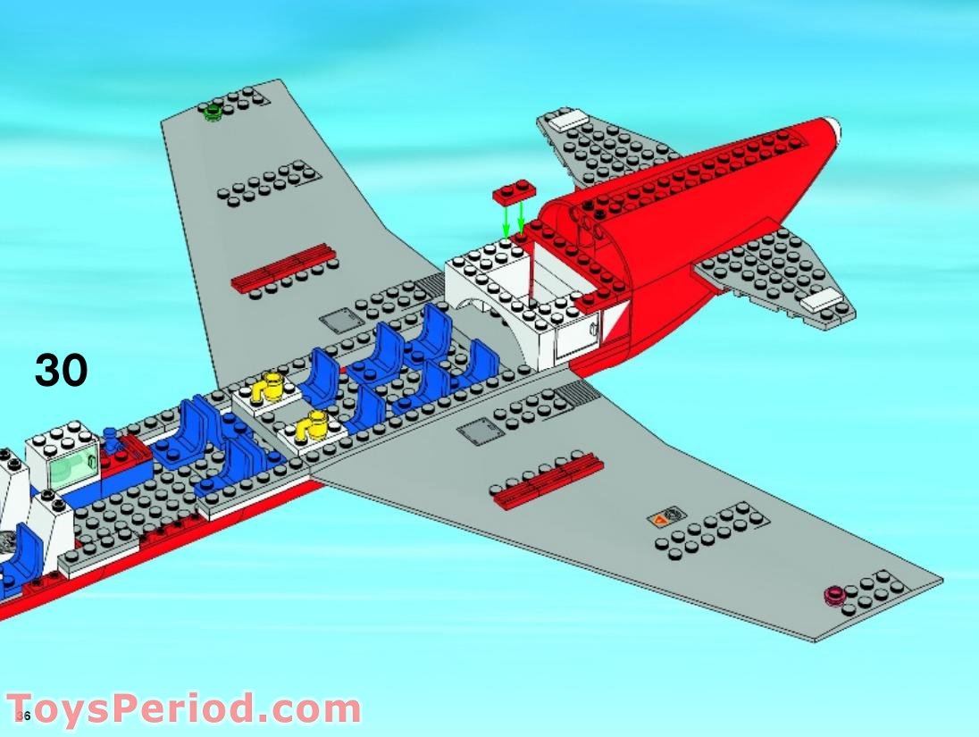 LEGO 3182 Airport Instructions and Parts List