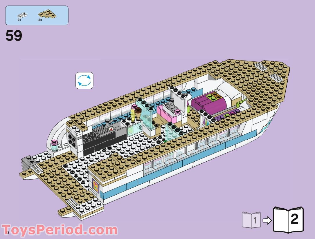 LEGO 41015 Dolphin Cruiser Instructions and Parts List