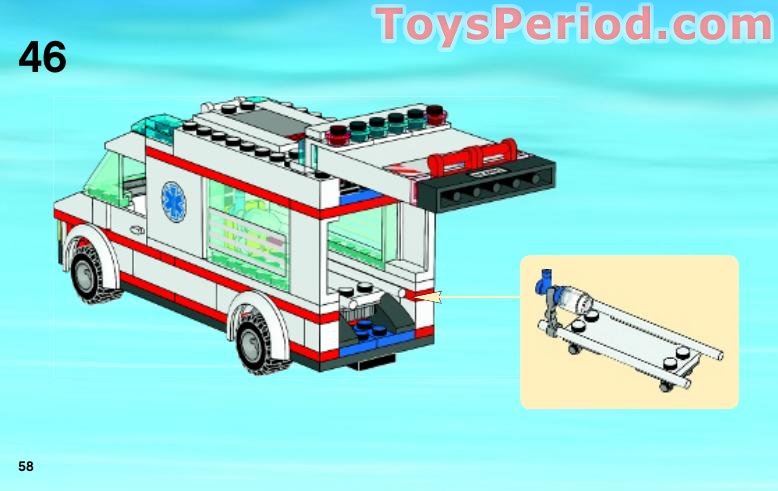 LEGO 4431 Ambulance Instructions and Parts List