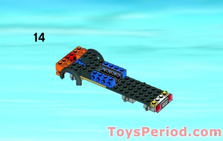 LEGO 4434 Tipper Truck Instructions and Parts List
