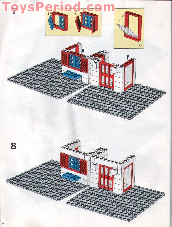 LEGO 725-1 Basic Building Set Instructions and Parts List